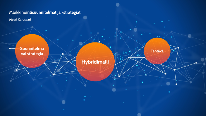 8. Markkinointisuunnitelman laatiminen by Meeri Karusaari on Prezi