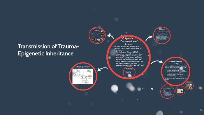 Transmission of Trauma- Epigenetic Inheritance by Celeni Cano on Prezi