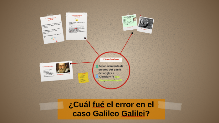 ¿Cuál fué el error en el caso Galileo Galilei? by Julieta Villavicencio ...
