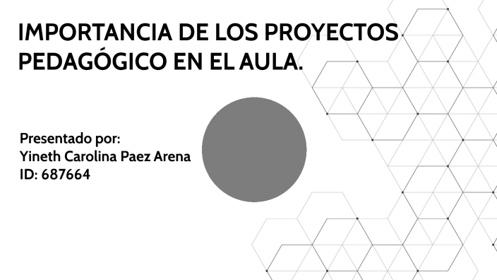 Importancia De Los Proyectos Pedagogicos En El Aula By Yineth Carolina