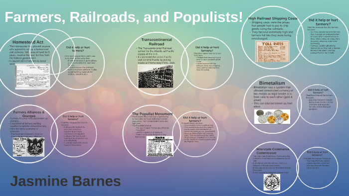 Farmers, Railroads, and Populists by Jasmine Barnes on Prezi