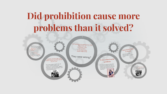 Did prohibition cause more problems then it solved? by kaylee perkic on ...