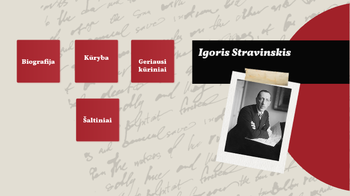 Igoris Stravinskis by Benas Butkus on Prezi