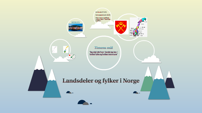 Landsdeler og fylker i Norge by Christina Authen
