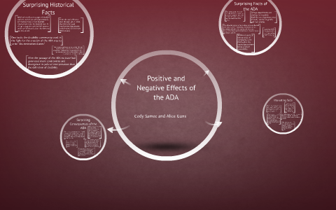 Positive and Negative Effects of the ADA by Alice Guns on Prezi
