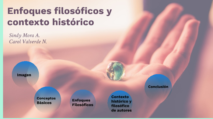 Enfoques filosóficos y contexto histórico by sindy Mora on Prezi