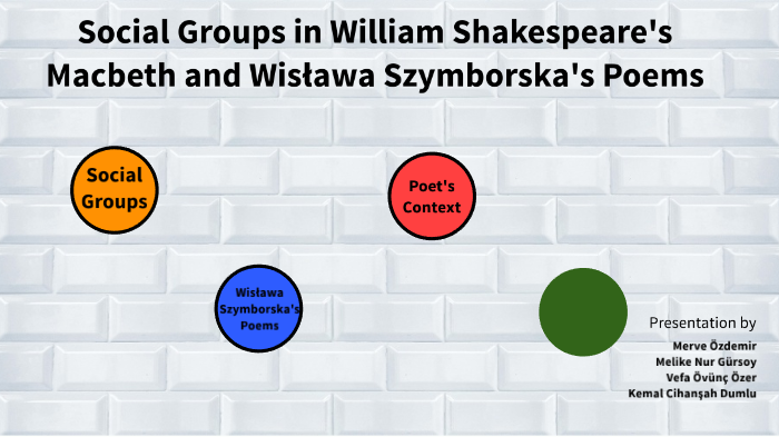 Social Groups in William Shakespeare's Macbeth and Wisława Szymborska's ...
