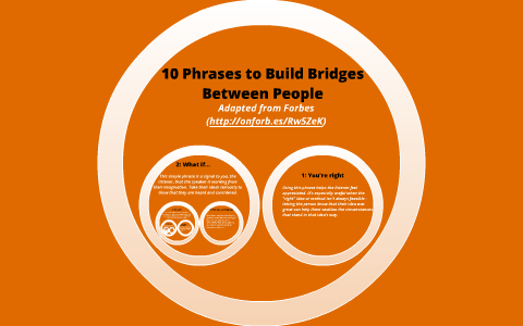 15 Phrases to Build Bridges Between People by Becky Pratt on Prezi