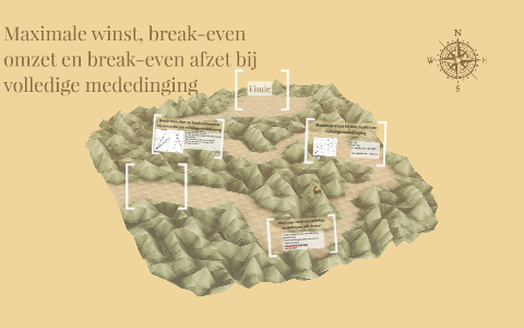 Maximale winst, break-even omzet en break-even afzet bij volledige ...