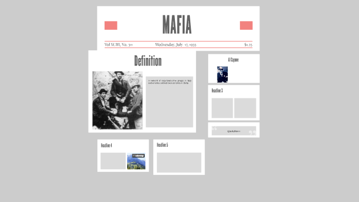 MAFIA by Brandon Peltier on Prezi