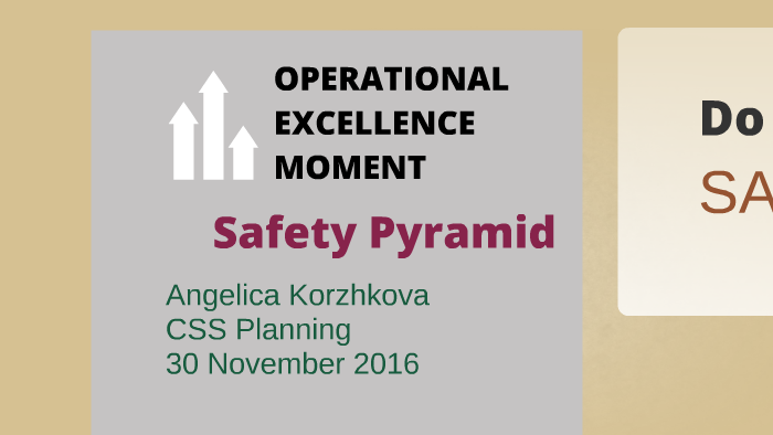 OE Moment - Safety Pyramid by Marat kaliyev on Prezi