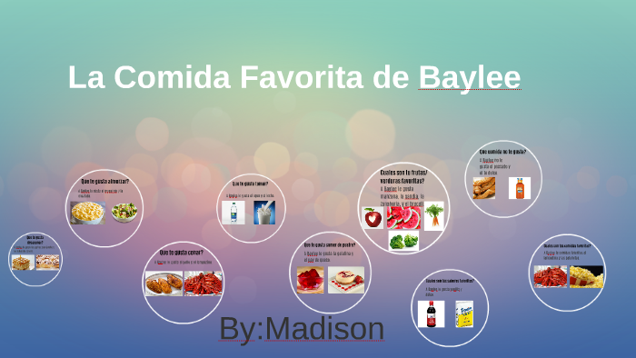 La Comida Favorita de Baylee by Madison Blanchard