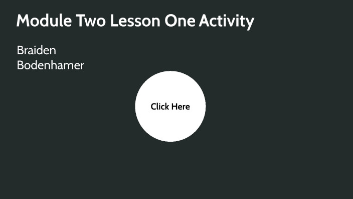 Module Two Lesson One Activity by Braiden Bodenhamer on Prezi
