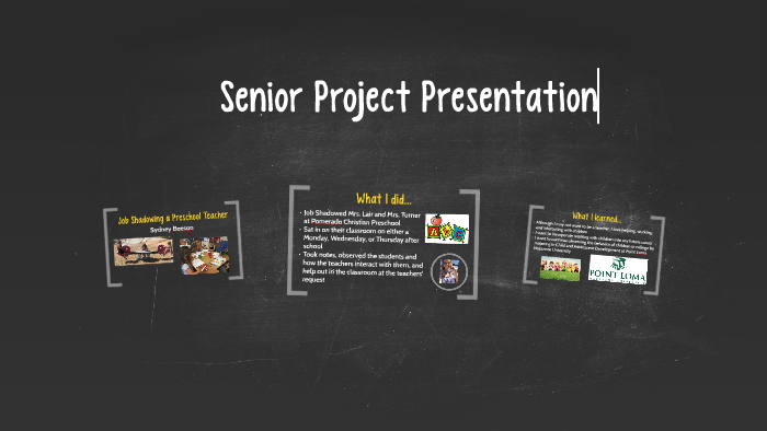 Senior Project Presentation (2nd Semester) by Sydney Beeson on Prezi