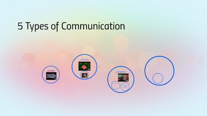 5 Types of Communication by Amelia Hall on Prezi