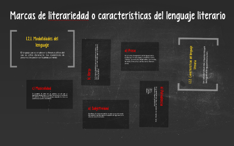 Características del lenguaje literario by Julio Botello on Prezi
