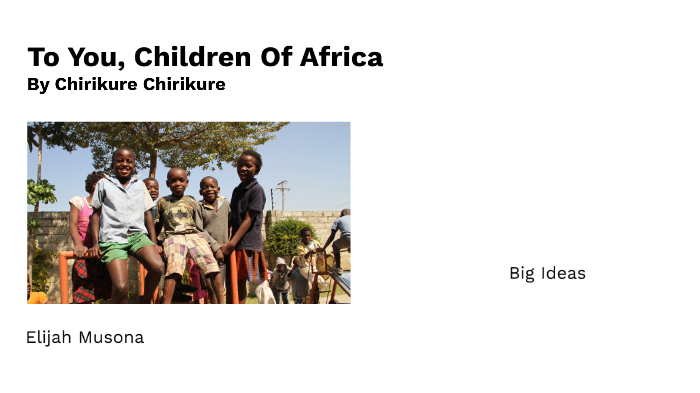 Poetry Cafe by Elijah Musona on Prezi