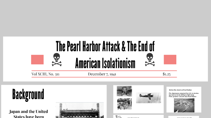 The Pearl Harbor Attack & The End of American Isolationism by Cindy ...