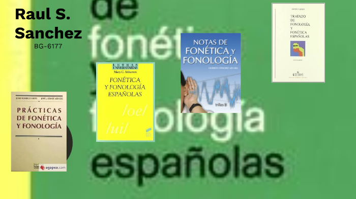 Portadas de libros de Fonética y Fonología by Raúl Stalin Sánchez ...