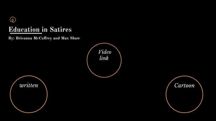satire presentation by brenna mccaffrey on Prezi