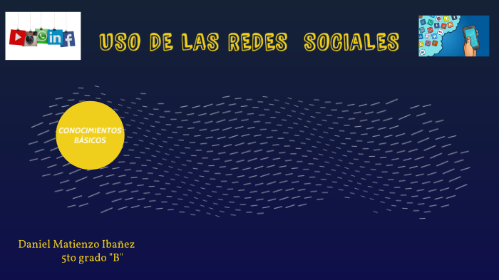 USO DE LAS REDES SOCIALES by Daniel Matienzo Ibañez on Prezi