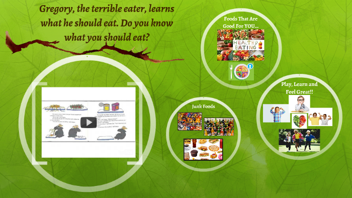 Gregory, the terrible eater, learns what he should eat. Do you know ...