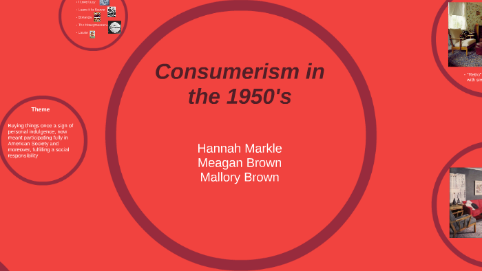 Consumerism in the 1950's by Hannah Markle on Prezi