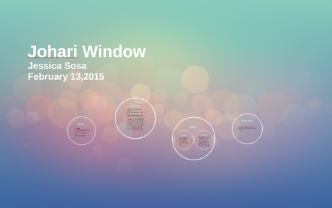 Johari Window by jessica sosa on Prezi