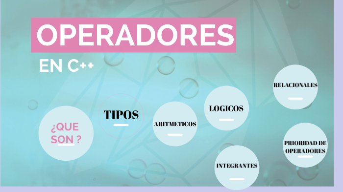 OPERADORES EN C++ by jorge castillo on Prezi