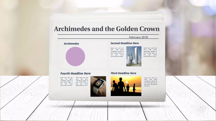 Archimedes and the Golden Crown by Kaitlin Clark on Prezi