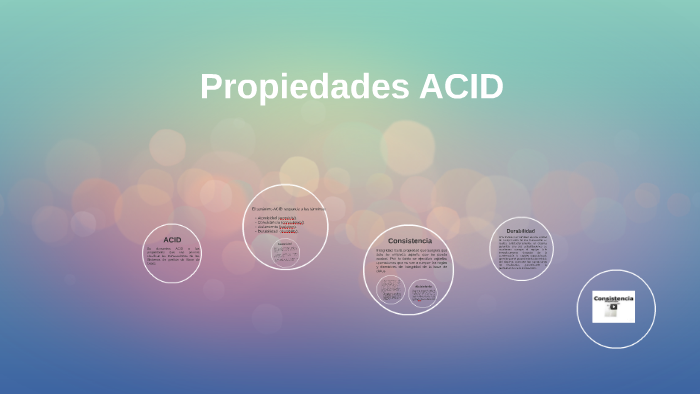 Propiedades ACID by ylenia quintana on Prezi