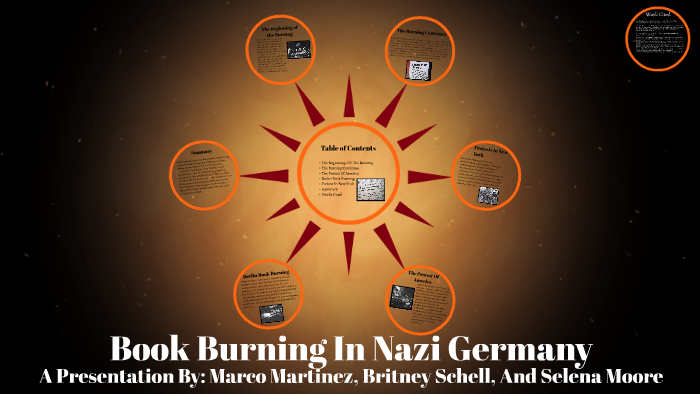 Book Burning In Nazi Germany by Marco Martinez on Prezi
