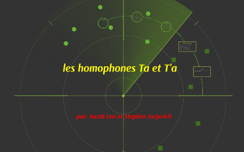les homophones Ta et T'a by Jacob Lee on Prezi