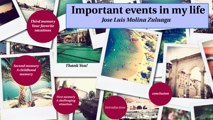 Important events in my life by lina macias on Prezi