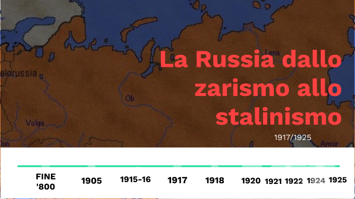 La Russia dallo zarismo allo stalinismo by rachele ricci on Prezi