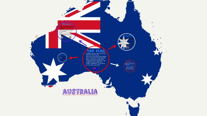 The flag of Australia is a defaced Blue Ensign: a blue field by ...