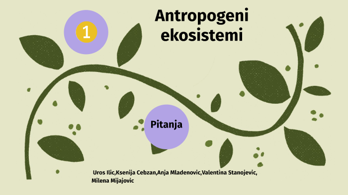 Antropogeni Ekosistemi by Anja Mladenovic on Prezi