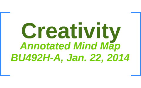 Creativity: Annotated Mind Map by Elizabeth Siklos on Prezi