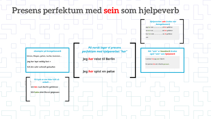 Presens perfektum med sein og haben by Åse Gunleiksrud on Prezi