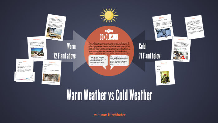Warm Weather vs Cold Weather by Autumn Kirchhofer on Prezi