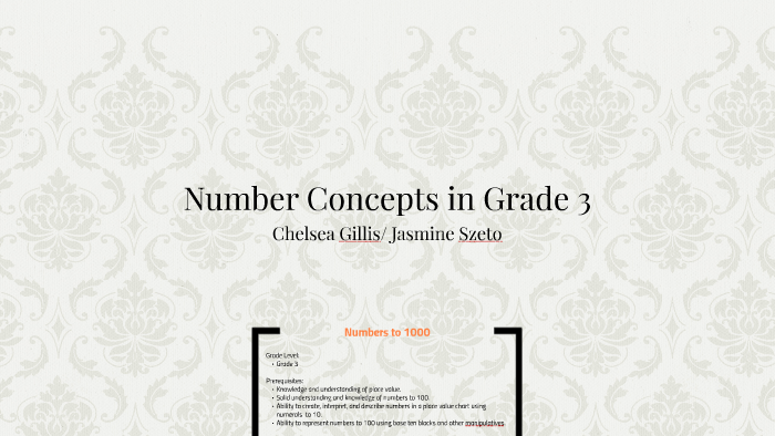 Number Concepts Grade 3 by Jasmine Szeto on Prezi