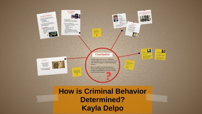 How is Criminal Behavior Determined? by on Prezi