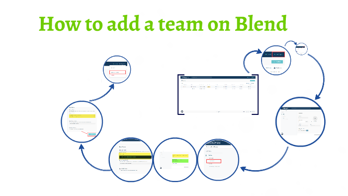 How to add a team on Blend by Jennifer Yawn