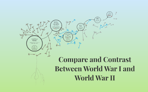Compare and Contrast Between World War I and World War II by Dezeray ...