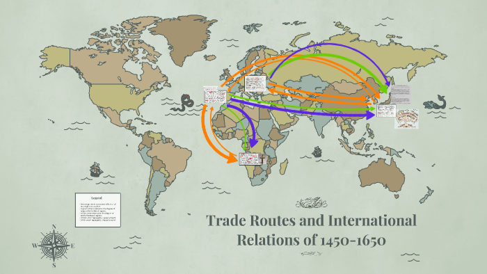Trade Routes of 1450-1650 by Sarah Chaddock on Prezi
