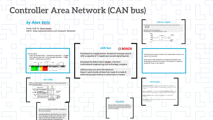Controller Area Network (CAN bus) by Anes Kelic on Prezi
