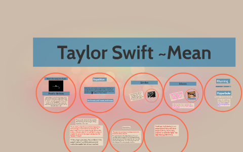 Taylor Swift ~Mean by jess kaur on Prezi
