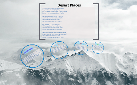 Desert Places By Robert Frost by TaLisha Sumter on Prezi