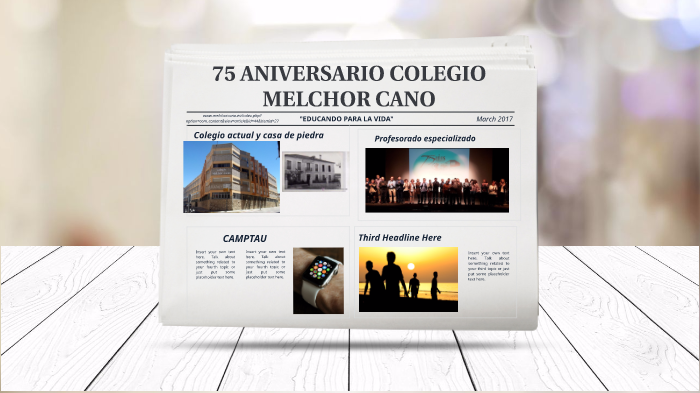 colegio melchor cano 75 aniversario by Alvaro Olivas on Prezi
