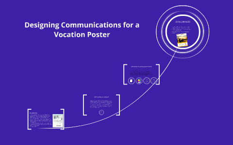 Designing Communications for a Vocation Poster by Maria Gwenetha Pusta